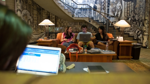 Library Mural | Trinity University