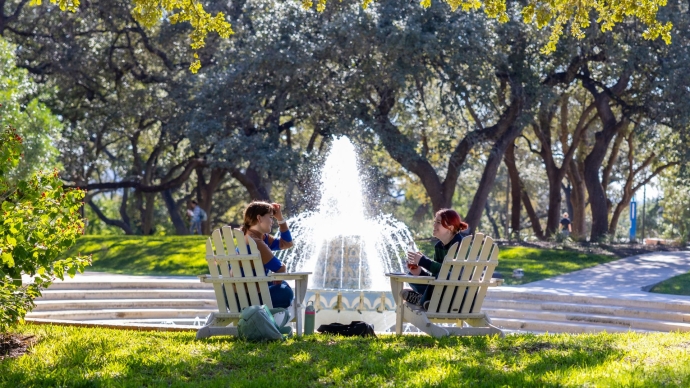 Kathryn Detweiler ’25, Gabriela Salgado ’25, and Kait Nash ’27 ...