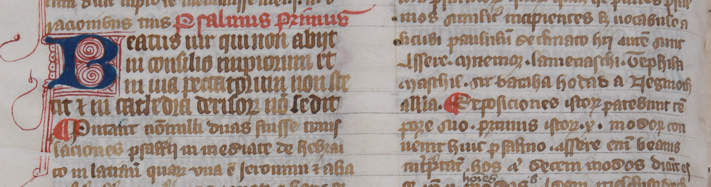 Latin Manuscript Lab | Trinity University