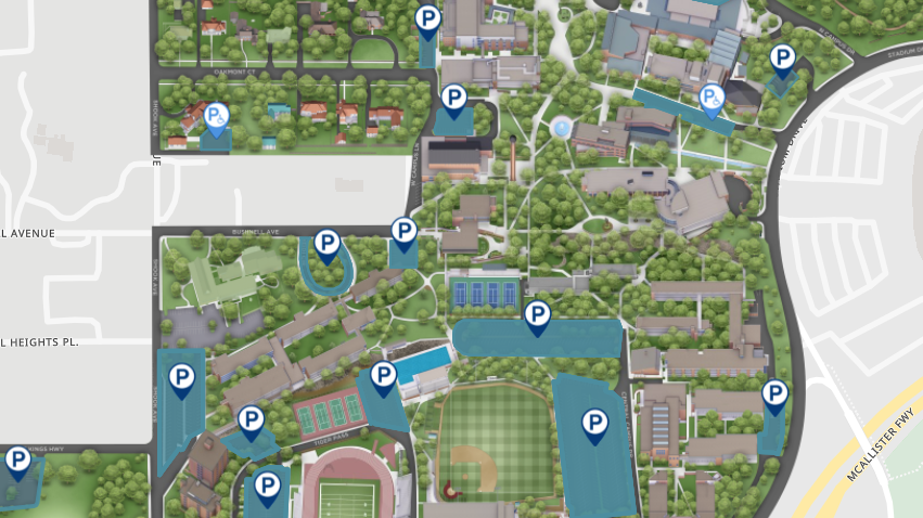 Trinity Launches New, Interactive Campus Map | Trinity University